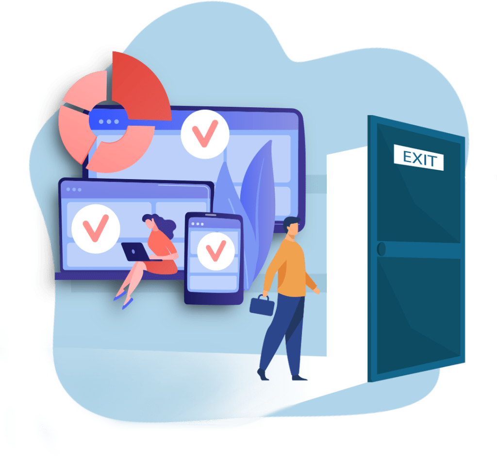 Simplify the exit process with our employee offboarding software.